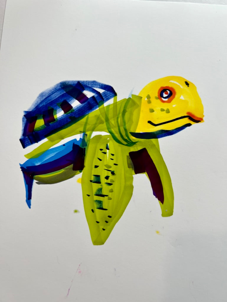 LEATHERBACK TURTLE – Paul the ATL Artist